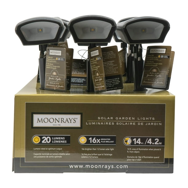 Moonray 93385 Solar Floodlights - Walmart.com - Walmart.com