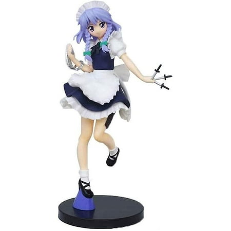 Touhou Project Anime Action Figure Sakuya Izayoi Pvc Figures ...