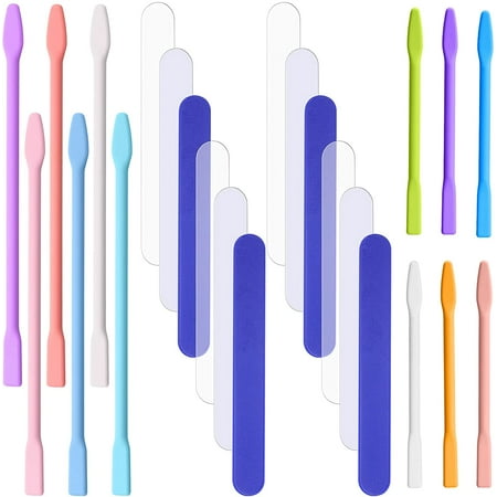 12 Pieces Plastic Stir Rod Sticks Reusable Epoxy Resin Sticks Stirring ...