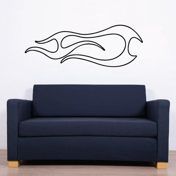 Twisted Ghost Flames Car Decal - Vinyl Decal - Wall Decal - CF199 - 36 ...