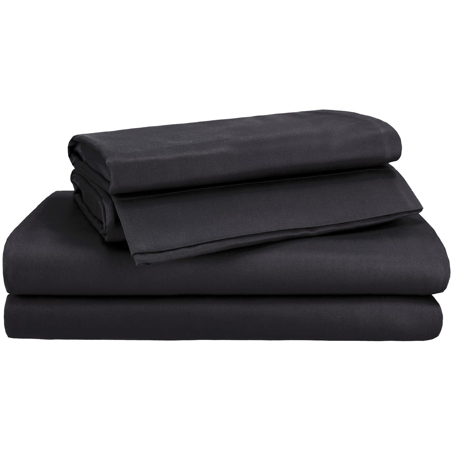 Craftsworth 300 TC Cotton Cool Max Sheets, 4 Piece Sheet Set, Queen ...