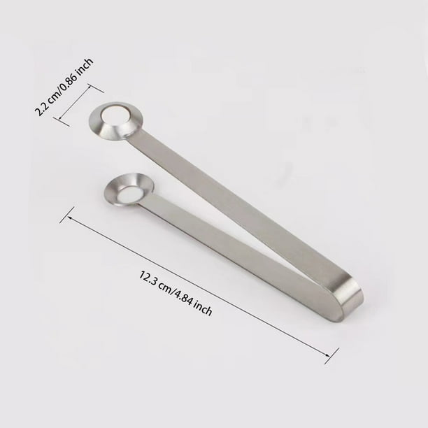 relayinert Food Tongs Stainless Steel Party Cooking Ice Cube Kitchen ...
