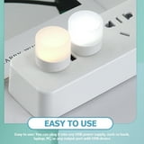 10 Pcs USB Night Light Rechargeable Wall Portable Bulb Small Nursery ...