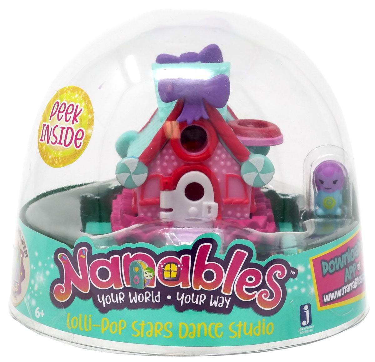 Nanables Small House Lolli-Pop Stars Dance Studio - Walmart.com ...