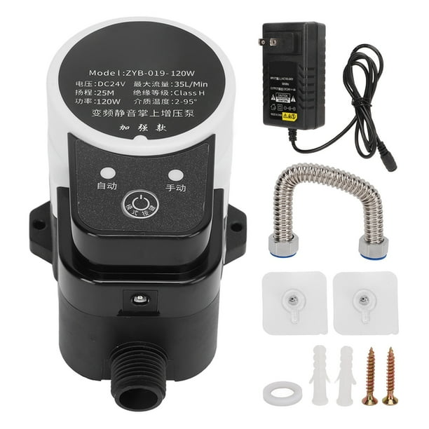 Pressure Boost Pump,24VDC Water Pump Manual Silent Boost Pump Water ...