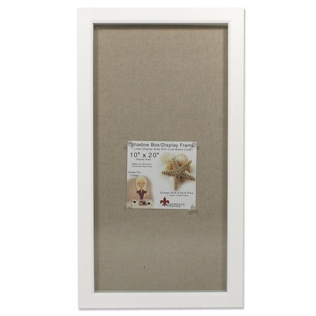 10 x 20 in. Shadow Box Picture Frame, White - Walmart.com