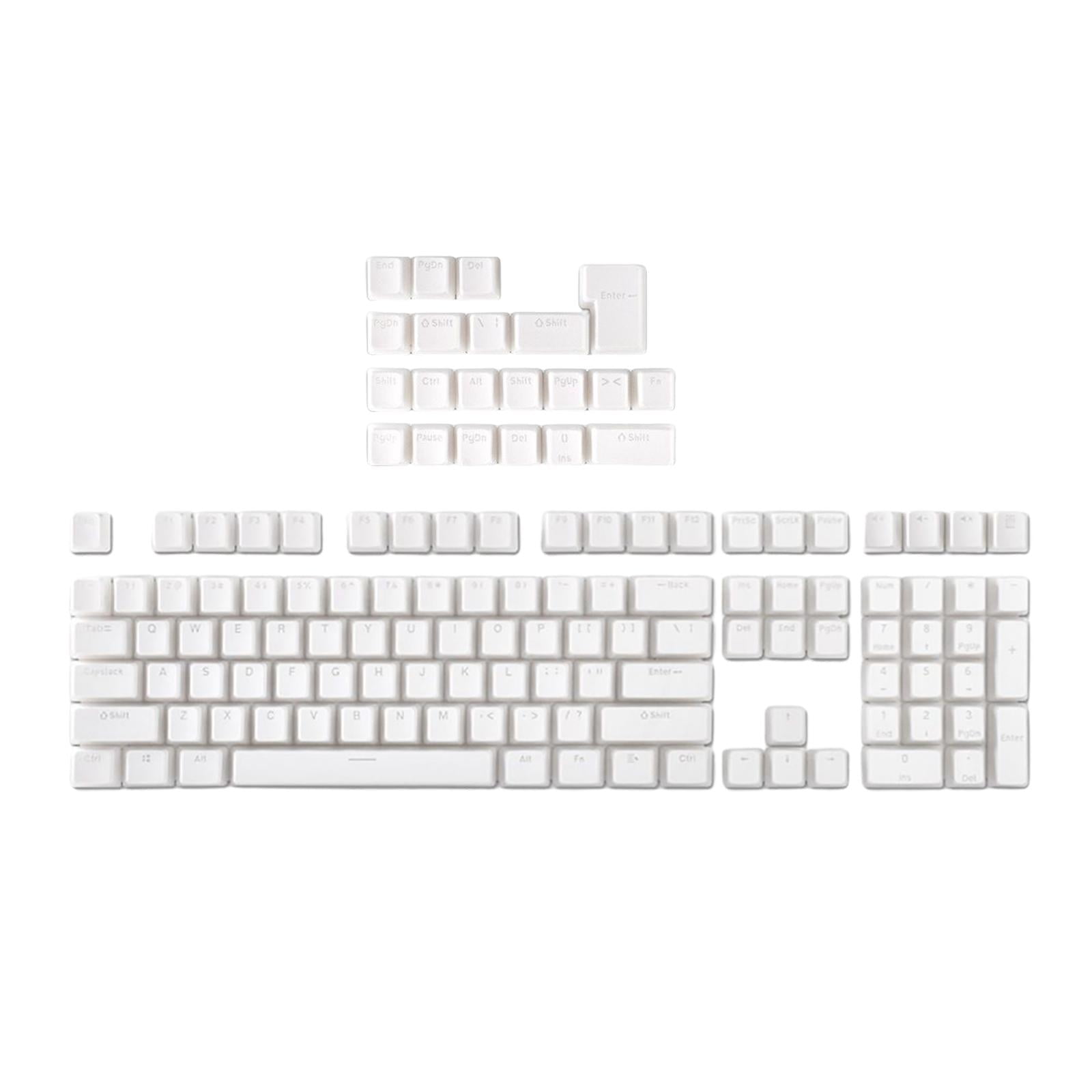 Full 108 Key Pudding With Translucent Layer PBT Keycap Set White full-108-key-pudding-with-translucent-layer-pbt-keycap-set-white