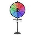 WinSpin 36" Prize Wheel Tabletop Floor Stand Spinning Wheel w/ Brochure ...