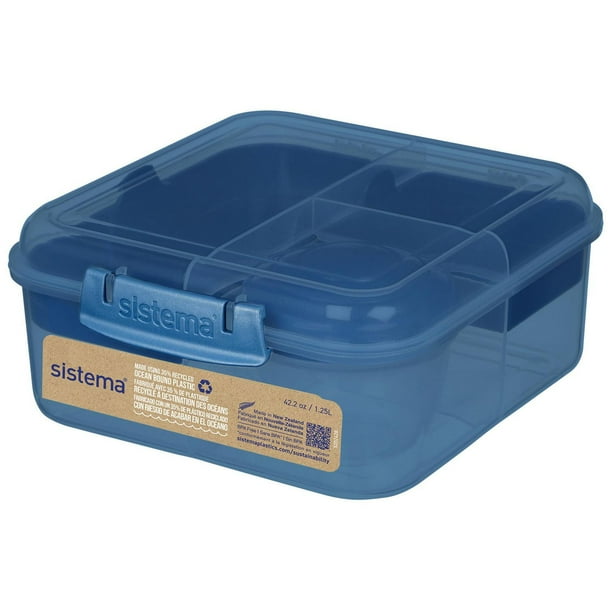 Sistema Bento Box Ocean Bound Plastic, Lunch Box with Yogurt/Fruit ...