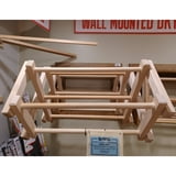 Lehman's Amish Made Wooden Accordion Clothes Drying Rack and Shelf ...