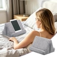 AZXY Neutral Gray Side Storage Pocket Cell Phone Stand for Bed, Vacuum ...