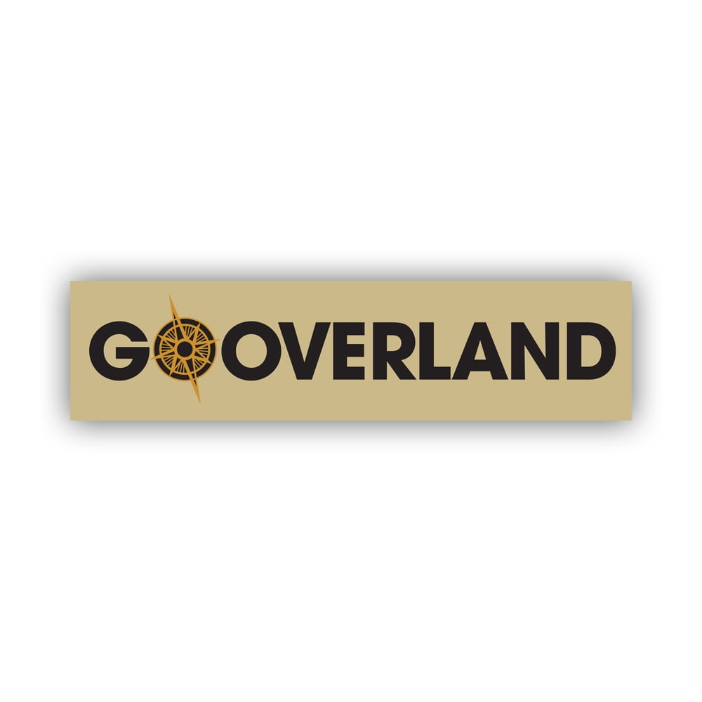 GO Overland Sticker Decal - Self Adhesive Vinyl - Weatherproof - Made ...