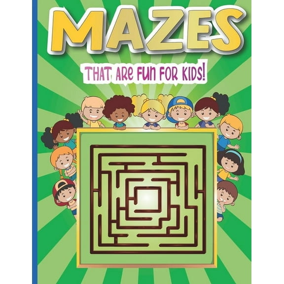 Maze Quest: Adventures Fun Paths for Curious Kids: 100 Exciting Mazes ...