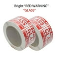 2 Rolls / 1000 Labels, Fragile "GLASS" Handle With Care "Thank You ...