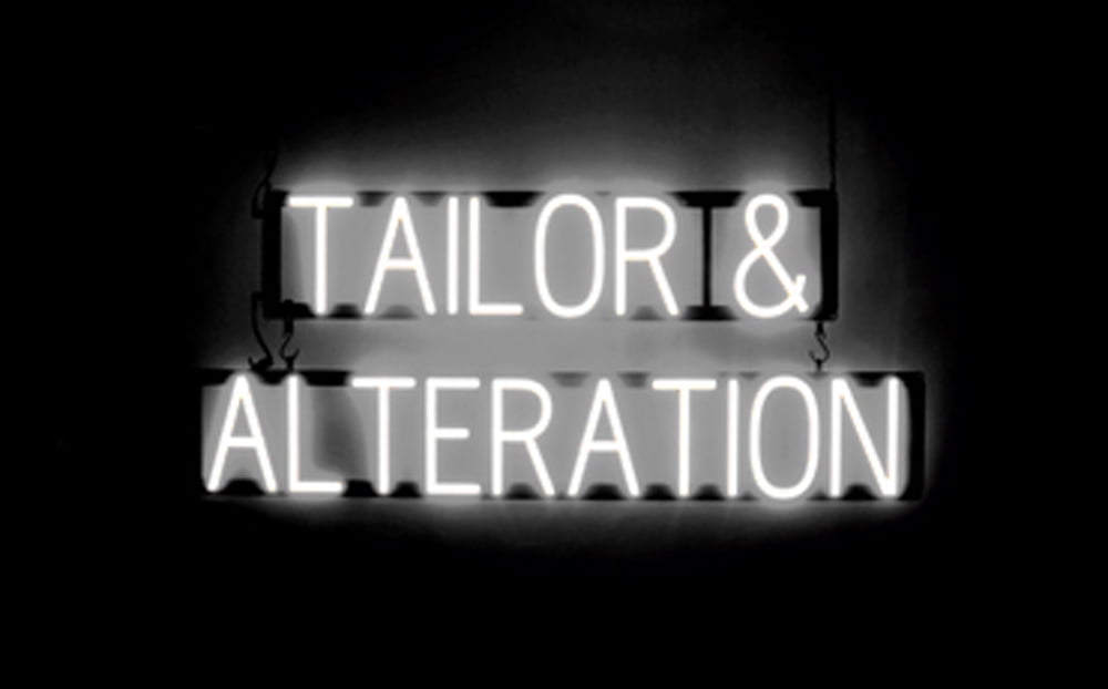 SpellBrite TAILOR & ALTERATION LED Sign for Business. 36.0" x 15.0 ...