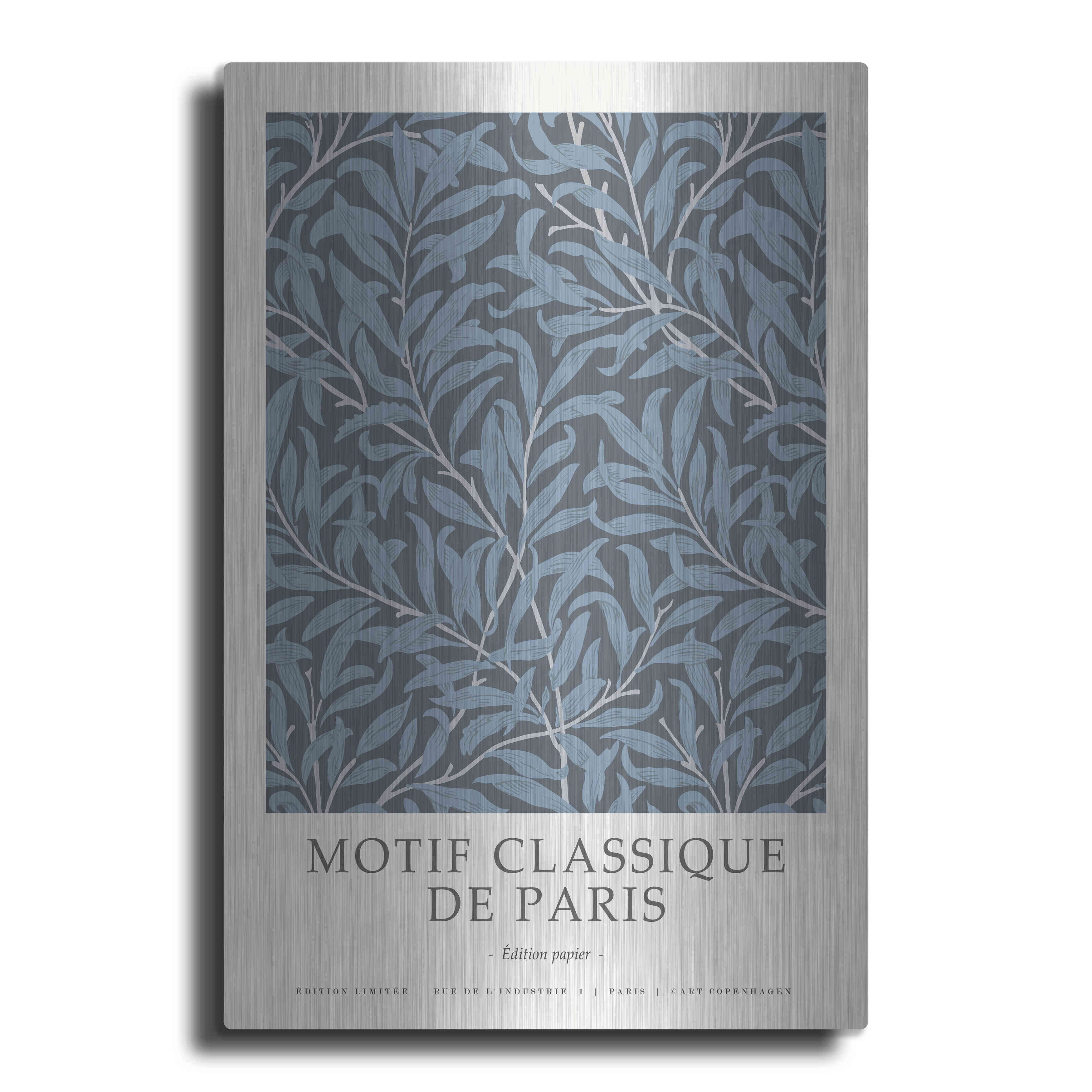 Luxe Metal Art 'Motif Classique 4' by Design Fabrikken, Metal Wall Art ...