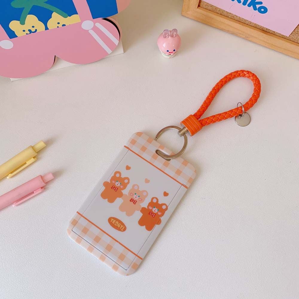 Cartoon Waterproof Bank Credit Card Work Card Office School Card Bag ID ...
