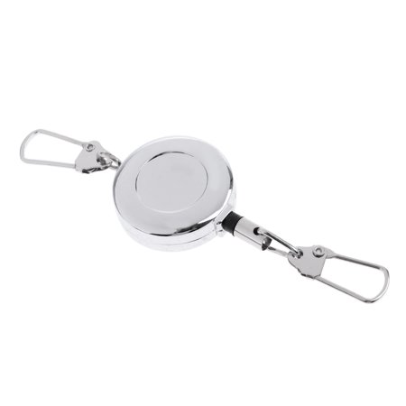 Fly Fishing Tools Zinger Retractor Full Metal Retractable Reel Steel ...