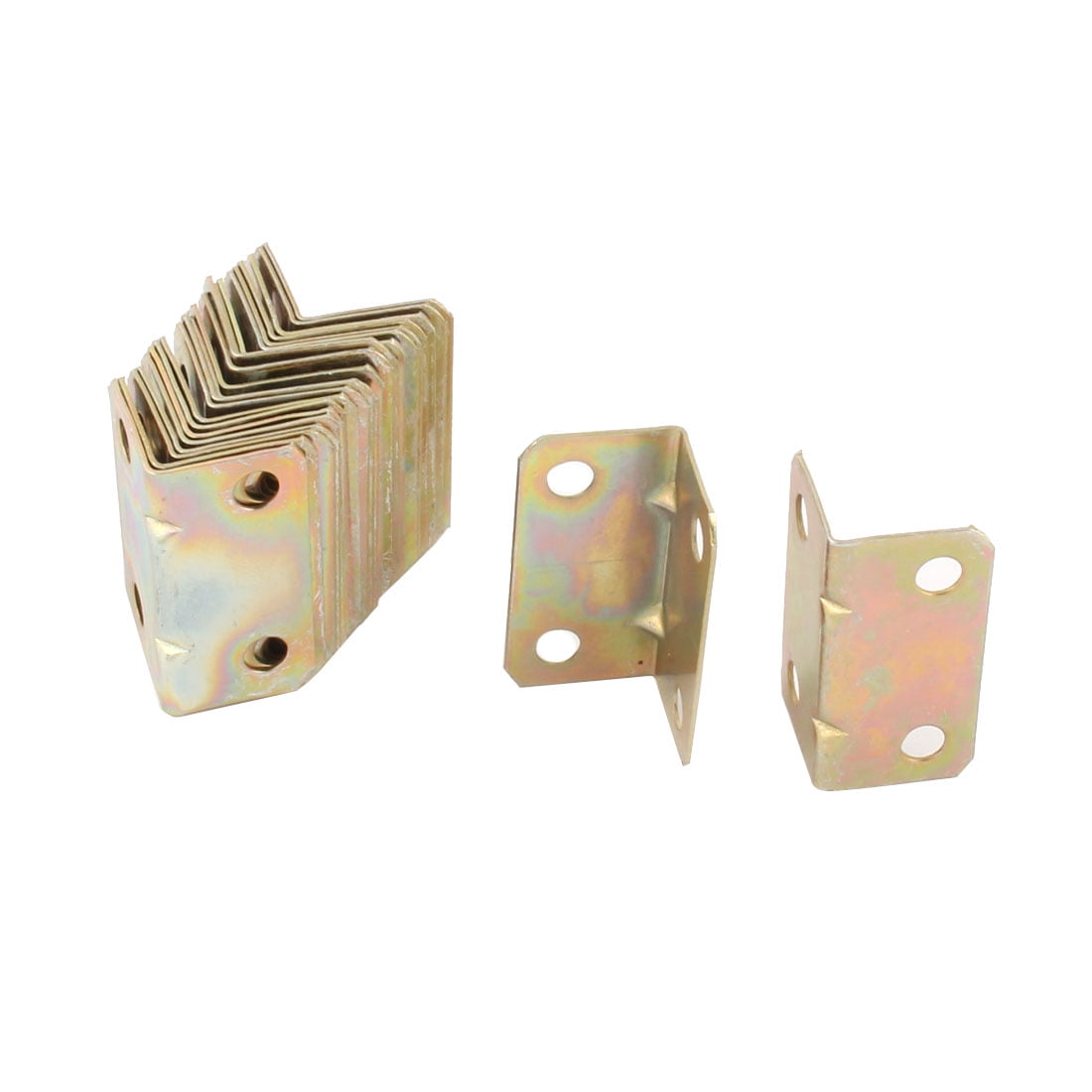 Uxcell Library Metal Cabinet Angle Brace Joint Fastener Bracket 20Pcs ...