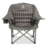 Guide Gear Oversized XL Camping Chair, 400-lb Capacity, Padded, Gray ...