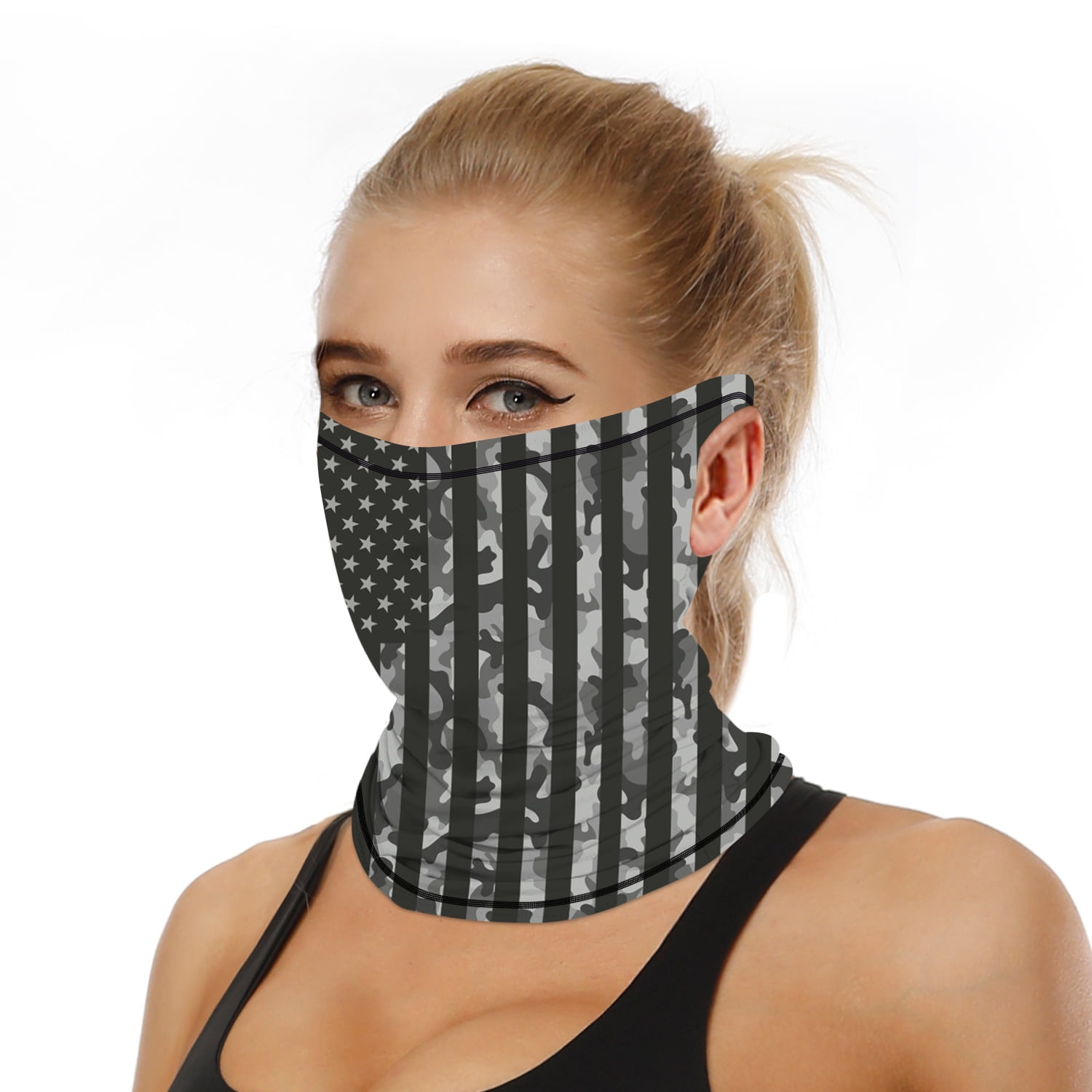 SANYES Summer Cool Neck Gaiter Face Bandana Ear Loops Dust&UV ...