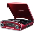 Studebaker 3-Speed Turntable with Bluetooth Receiver and AM/FM Radio ...