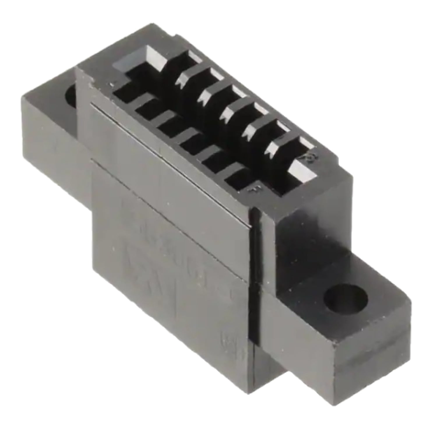 583861-5 Connector Housing Black 12 Position Card Edge Connector ...