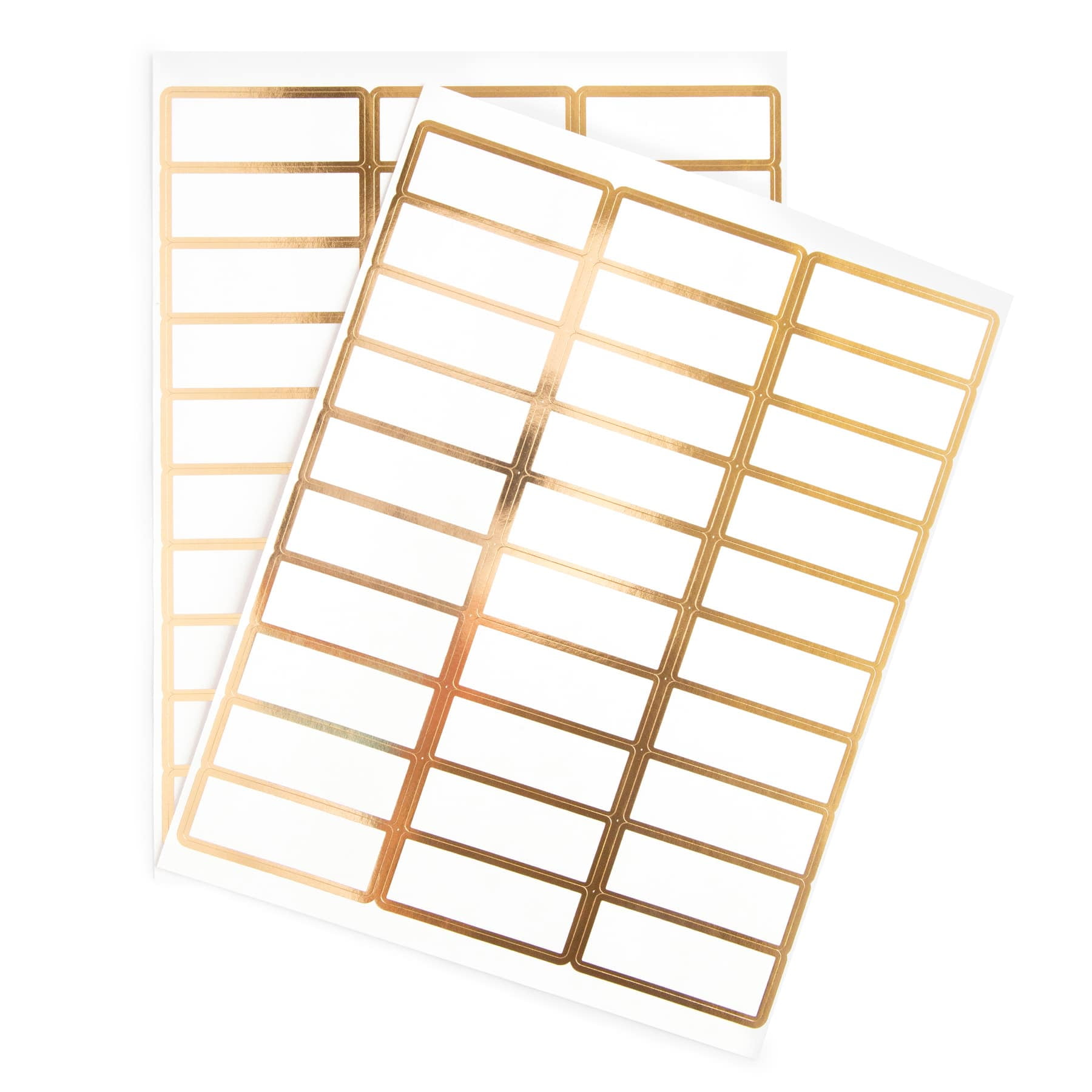 12 Packs: 240 ct. (2,880 total) Gold Border Printable Address Label ...