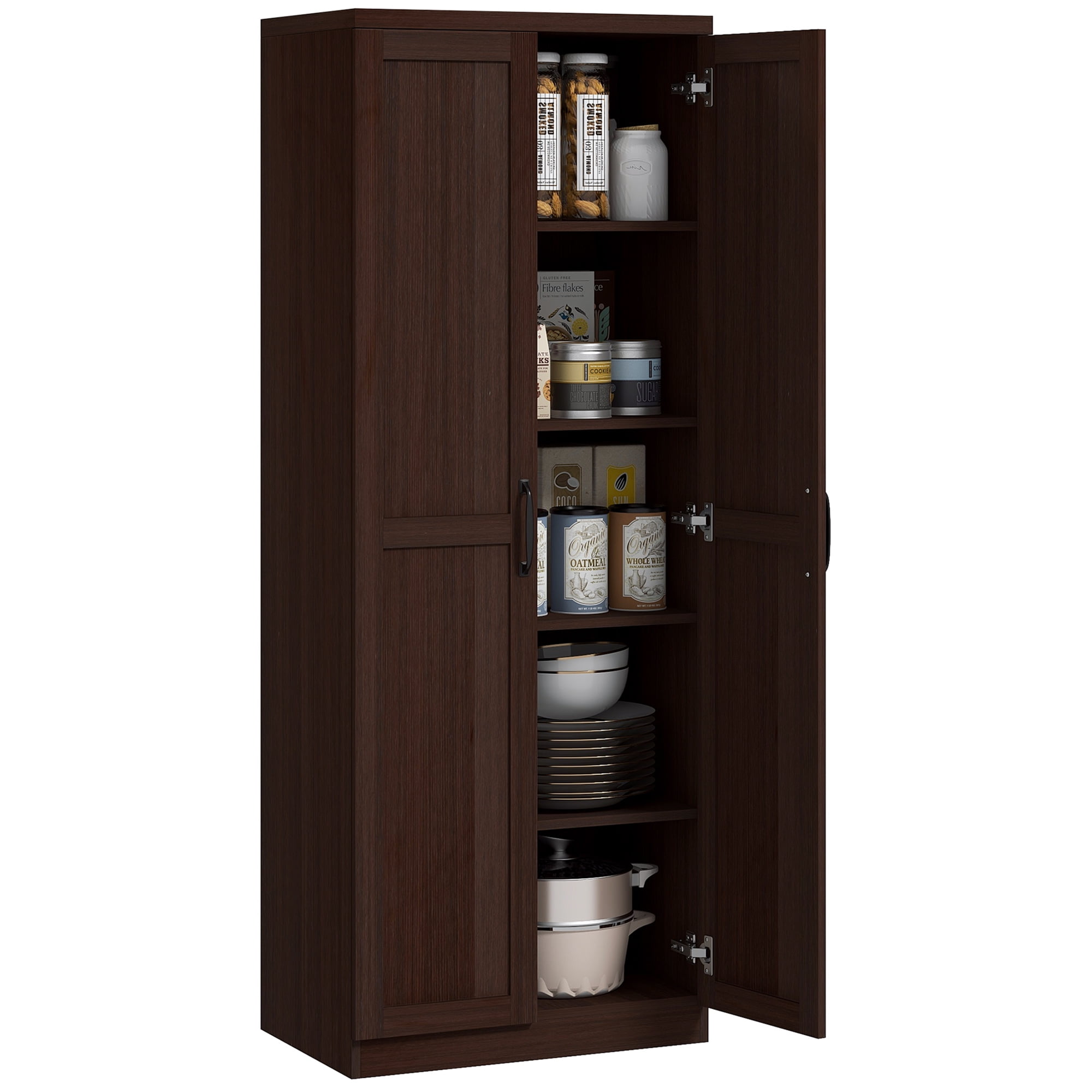 Click here for Homcom 63 Pantry Cabinet  Kitchen Storage Cabinet... prices