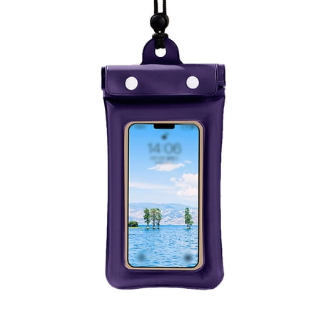Becaristey Phone Pouch Waterproof Beach Touch Screen Swimming Pool Dry ...