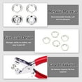 SPOKKI Metal Snap Buttons Set with Pliers for Sewing Crafting, 250 Sets ...