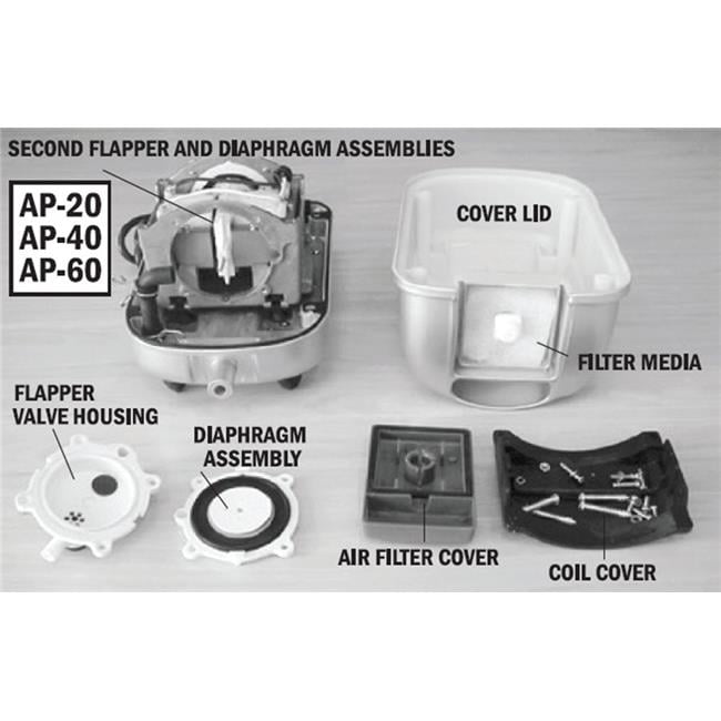 Danner SU14555 Diaphragm Kit for Ap-60 Air Pump - Walmart.com