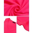 Moshu Womens Flowy Deep V Neck Sleeveless Tops Bright Neon Loose Fit