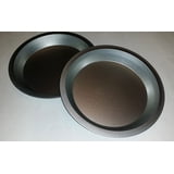 Two 9 inch Heavyweight Steel Pie Pans, Non-Stick, Even Heating for ...