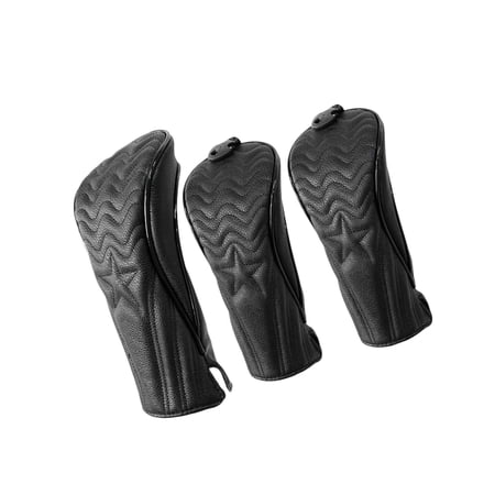 facefd Golf Wood Headcover Drivers Covers Waterproof Utility Club Cover ...