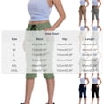 Cutuoiiu Women's Cargo Pants, Casual Elastic Waist Capri Pants with ...