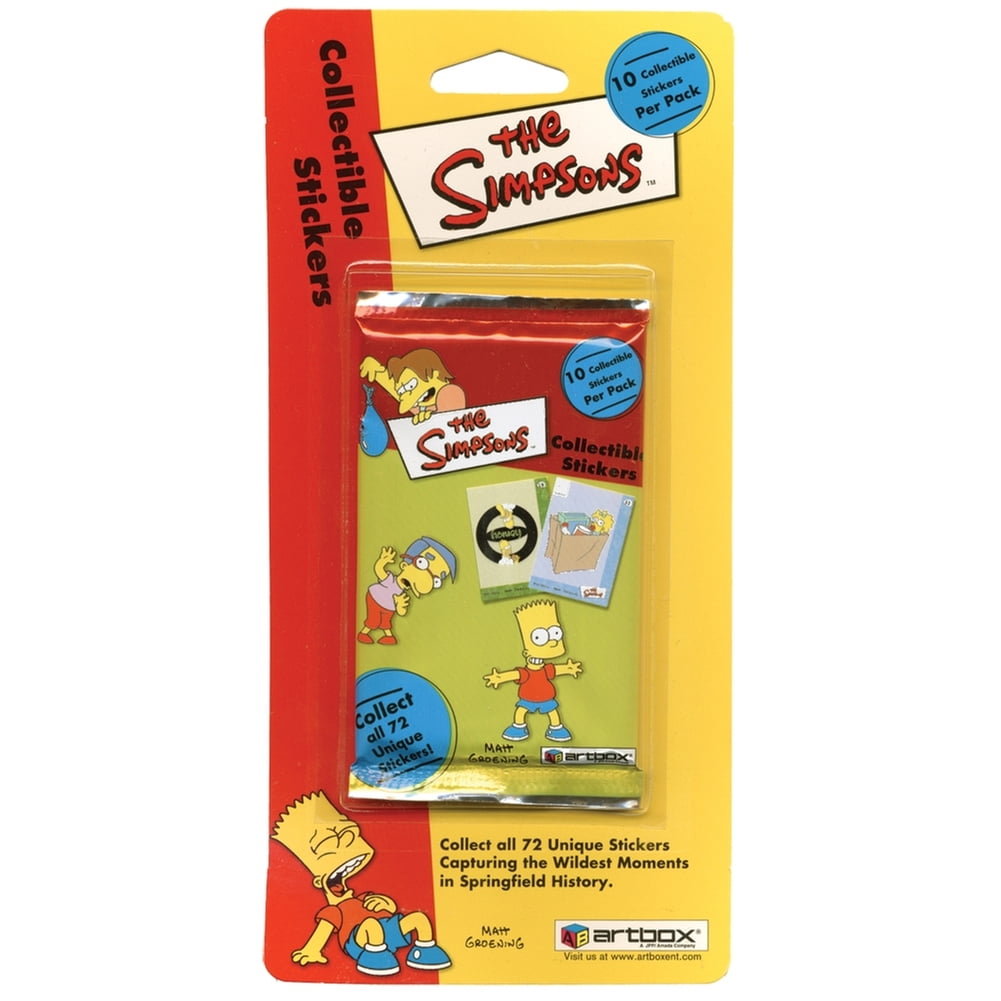 Simpsons - Collectible Stickers - Walmart.com