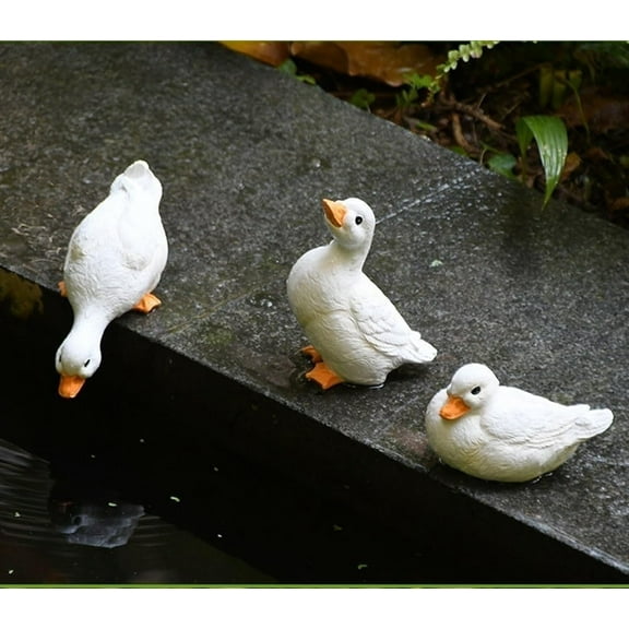 Miles Kimball Large White Goose, 23” High, Cute Outdoor Lawn Ornament ...