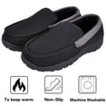 Harebell Men's US11 Moccasin Slippers, Memory Foam Indoor/Outdoor House ...