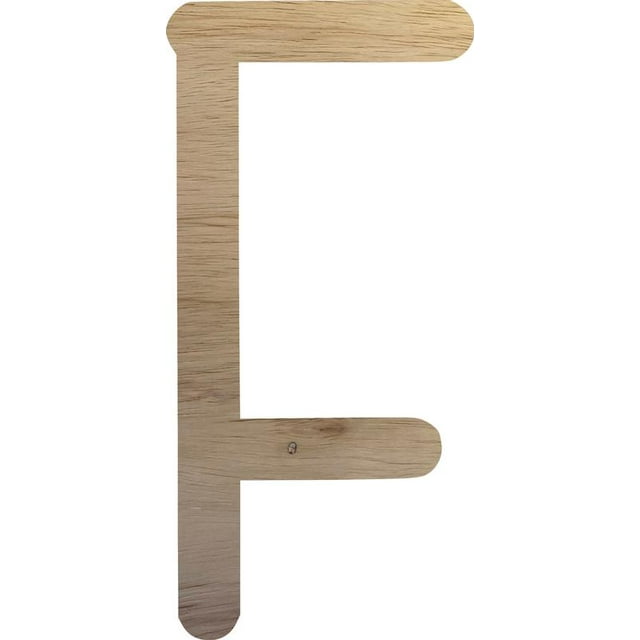 Wooden Craft Letter F, Blank Wood Letter 6'' Tall, Small Alphabet Home ...