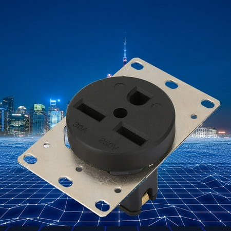 Power Socket, 250V 30A 3 Pin Outlet For Distribution Equipment ...