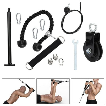 Fosa Forearm Wrist Roller Trainer, DIY Pulley Rope Domestic ...