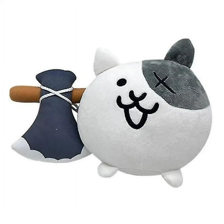 22cm The Battle Cats Plush Toy Kawaii Ax Battle Cat Doll Plush Pillow ...