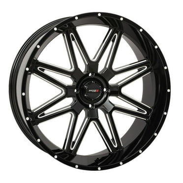 Fuel Hardline Beadlock 15x10 Wide ATV/UTV Wheel - Gloss Black (4/137) 5 ...