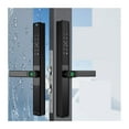Waterproof Door Smart Lock Fingerprint Digital Code Anti-Lock Aluminum ...