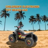 Hoverheart Black Kids Electric 6V Mini Quad ATV Four Wheeler Battery ...