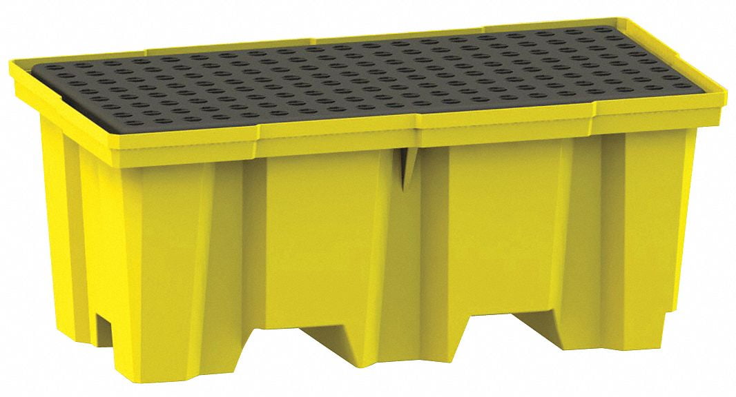 Enpac Drum Spill Containment Pallet,66gal,Yllw 5222-YE - Walmart.com