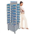 Azar Displays 64" Pegboard Four Tower Display Blue 700228-BLU - Walmart.com