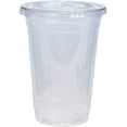 GUSTO Clear 20 Oz Disposable Coffee Cups, Plastic Cups with Lids to Go ...