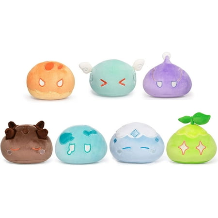Genshin Plush Impact Slime Plush 3.9" Set, Genshin Slime Monster Plush ...